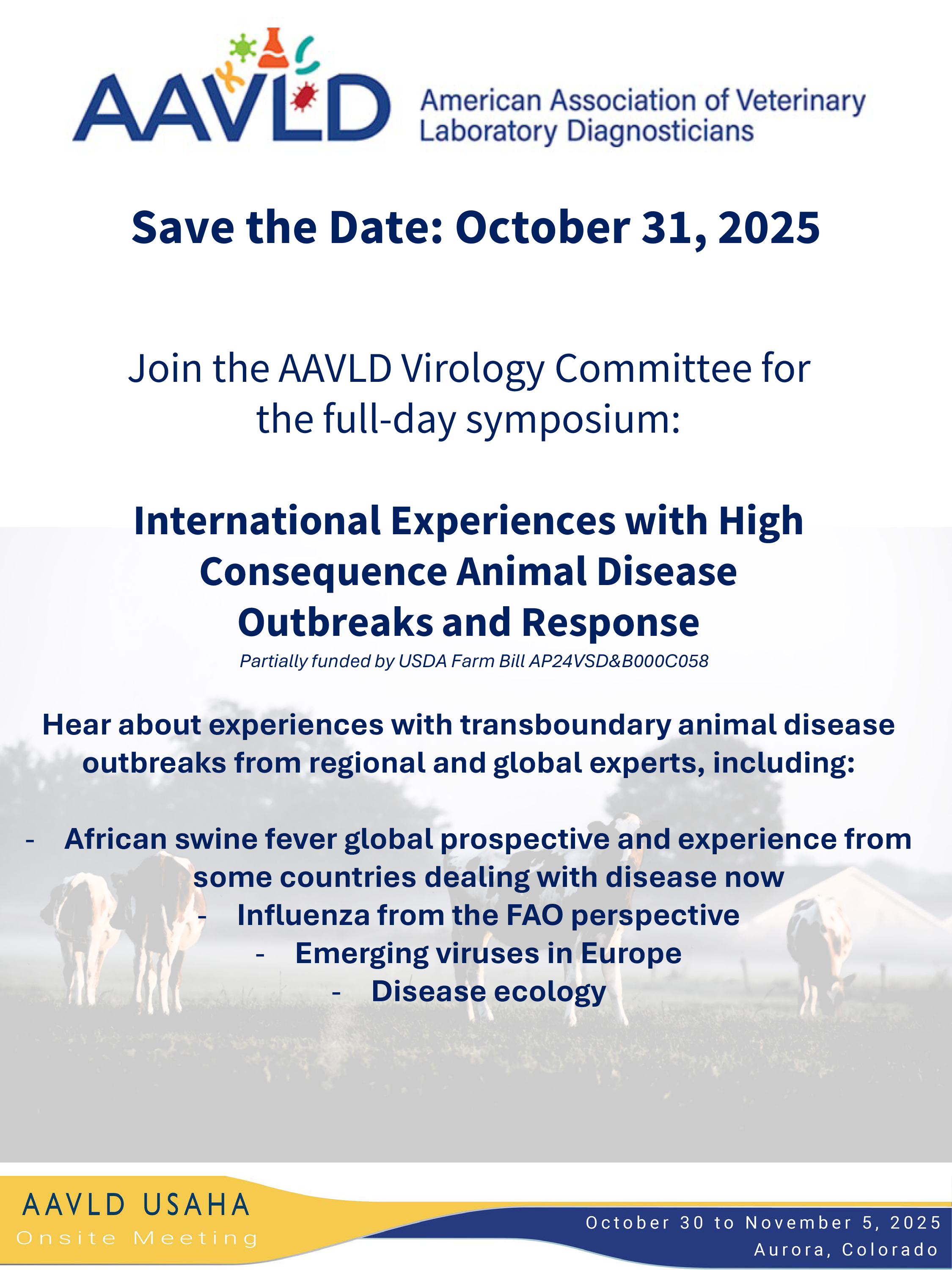 International Experiences with High Consequence Animal Disease Outbreaks and Response